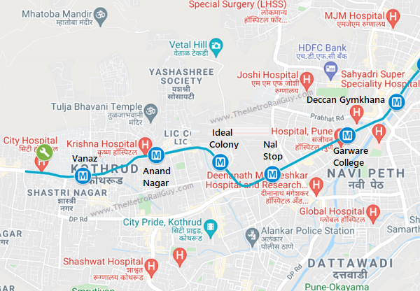 Trial Runs Begin on Pune Metro’s Aqua Line at Kothrud - The Metro Rail Guy