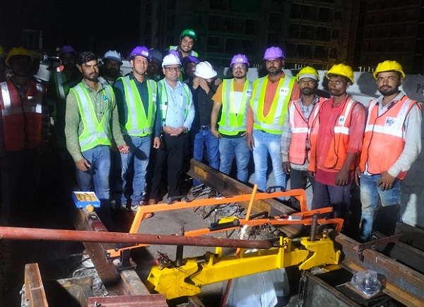 KEC JV Begins Ahmedabad Metro Phase 2’s Track-Work - The Metro Rail Guy