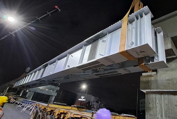 SNC Launches Bangalore Metro ORR Line P2’s 1st Steel Girder - The Metro ...